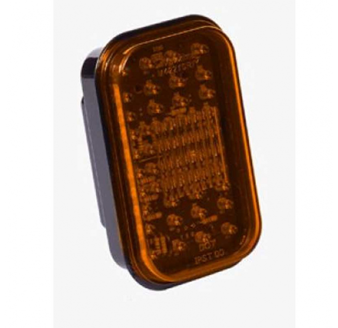 Buy Rectangular Amber Emergency Warning Lights - Big Rig Chrome