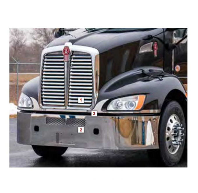 Kenworth T660 Grill Inserts - Roadworks Trim & Warranty