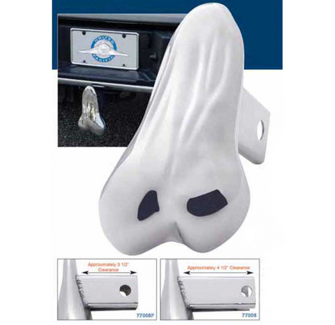 Stainless Steel Bull Balls Hitch Cover with LED Lights for Semi Trucks