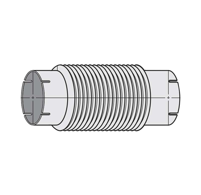 Long Length Stainless Steel Bellows for Semi Trucks - Double PLY