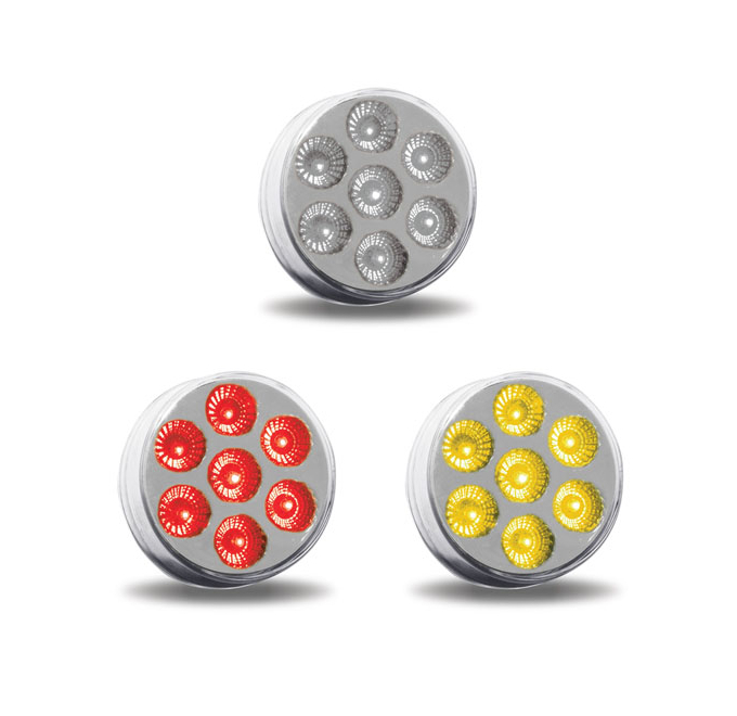 Buy 2.5 Inch Round Marker Lights - Big Rig Chrome Shop
