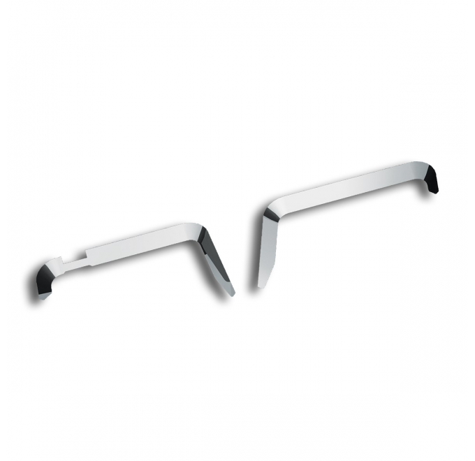 Kenworth Stainless Steel Door Window Shade - Big Rig Chrome Shop