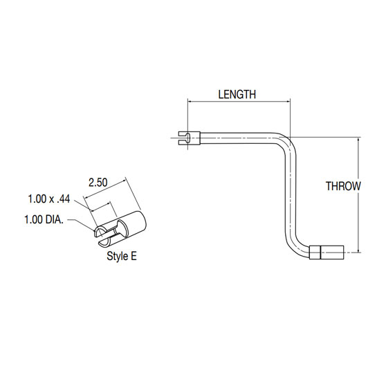 Durable Trailer Landing Gear Crank with Removable End - Shop Now