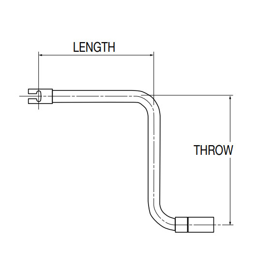 Durable Trailer Landing Gear Crank with Removable End - Shop Now