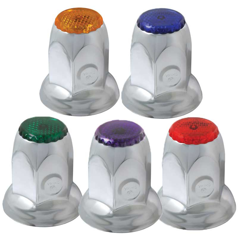 33mm Stainless Steel Nut Cover with Color Reflector - Shop Now