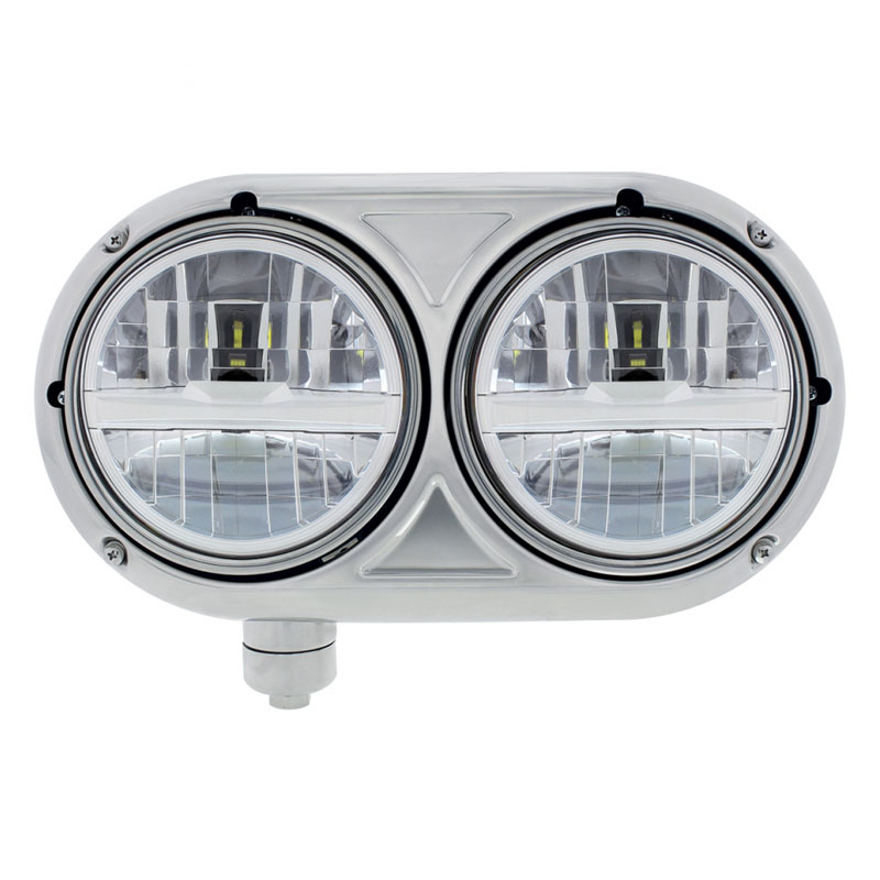 Buy 8 High Power LED 5 3/4 Inch Headlight - Big Rig Chrome Shop