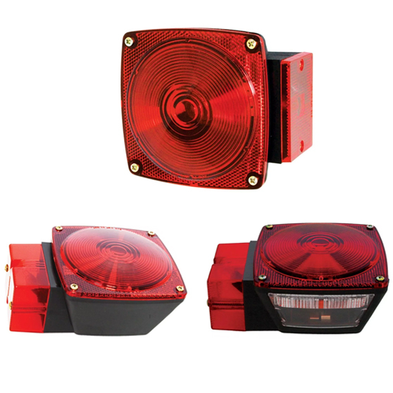 Universal Stud-Mount Trailer Light for Semi Trucks - 12V