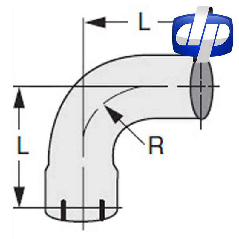 Stainless 90° Short Radius Elbow for Semi Trucks - Expanded/Slotted
