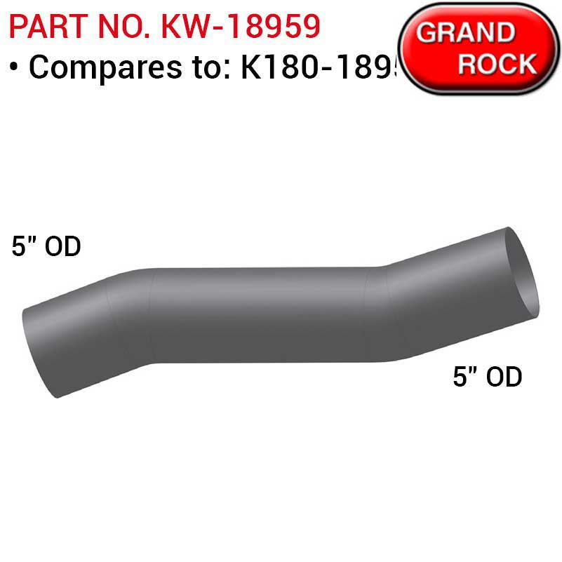 Buy Kenworth Replacement Double Bend Pipe - Big Rig Chrome Shop
