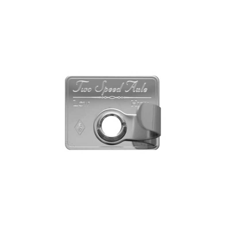 Stainless Steel Two-Speed Axle Switch Guard - Big Rig Chrome Shop