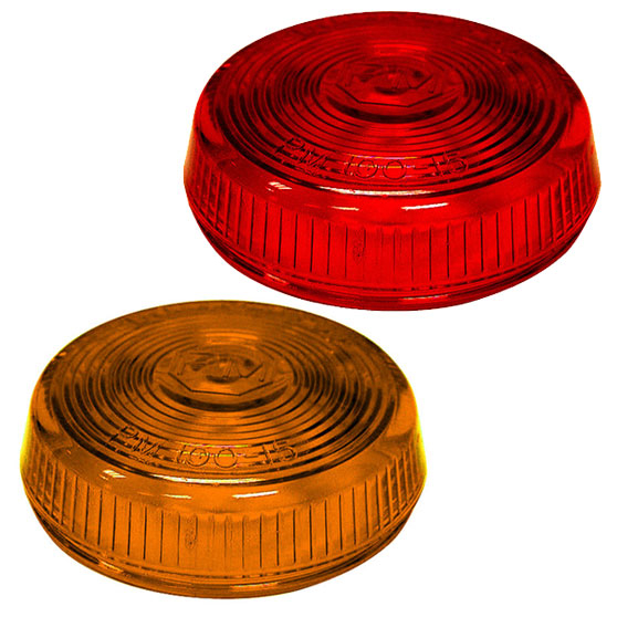 2.5 Inch Semi Truck Side Marker & Clearance Light Lens