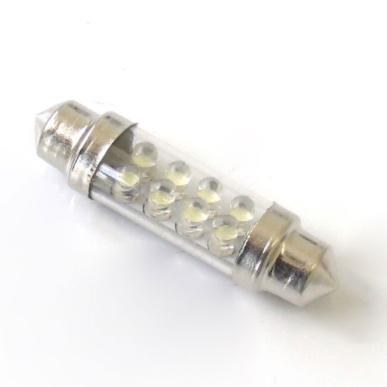 Buy 42mm Flux Series Red LED Bulb - Big Rig Chrome Shop