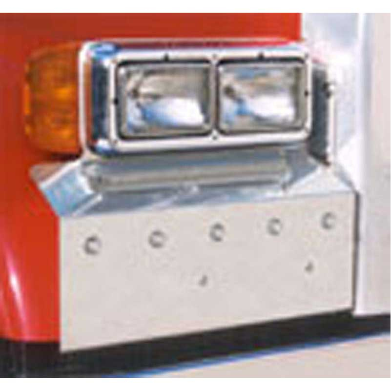 Peterbilt 379 Double Rectangular Headlight Fender Guards 124127