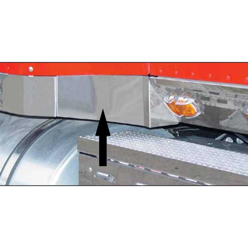 Buy Angle Under Cab to Sleeper Trim - Big Rig Chrome Shop