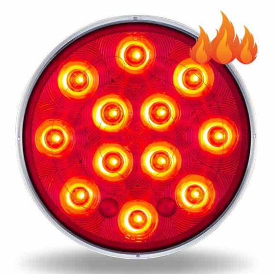 Buy 4" Dual Revolution LED Stop/Turn/Tail Light with Heated Lens