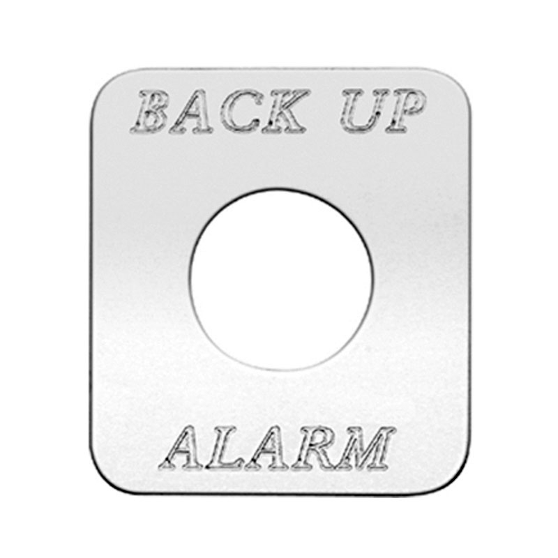 Buy Stainless Back-Up Alarm Switch Plate - Big Rig Chrome Shop