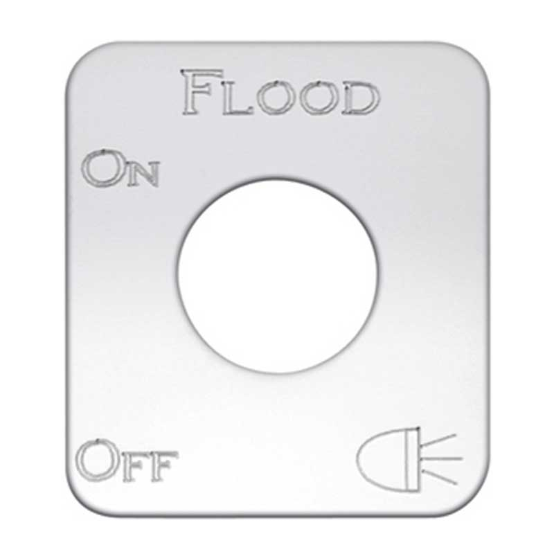 Buy Stainless Steel Flood Light Switch Plate On-Off
