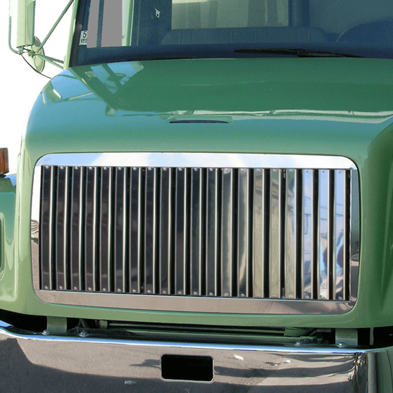 Freightliner Semi Truck Grill: 19 Vertical Bars Design