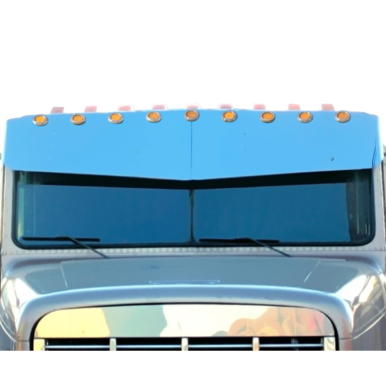 Buy Freightliner 16x20 V-Style Visor | Big Rig Chrome Shop