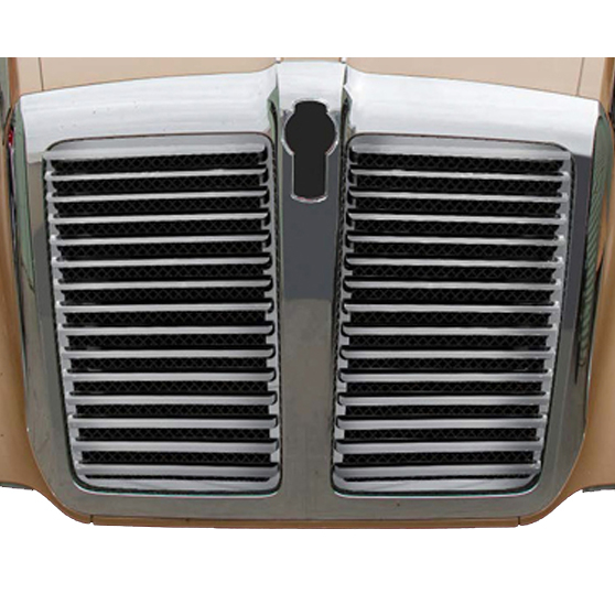 Kenworth T680 2015+ Grille with 15 Louvers - Big Rig Chrome Shop