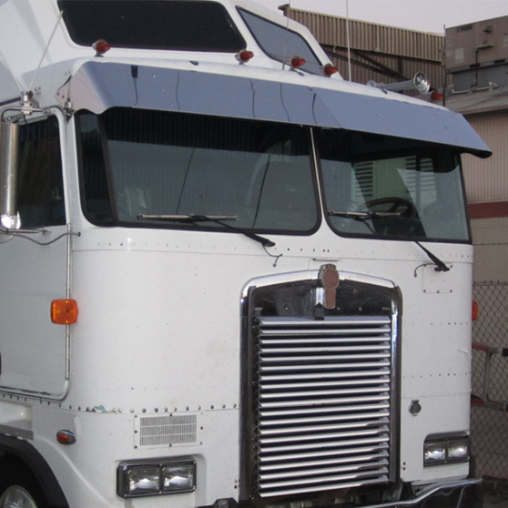 Buy 13-Inch Drop Visor for K100E Cab Over - Big Rig Chrome Shop