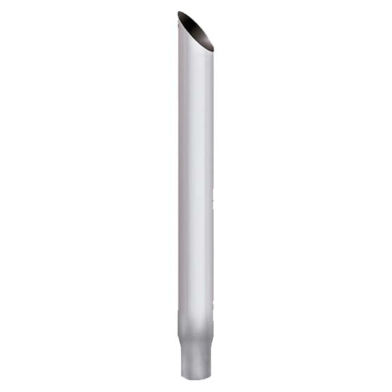 60" Chrome Miter Cut Exhaust Stack - 8" to 5" Diameter