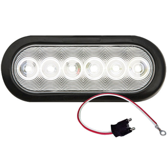 Buy 6" Oval 6 LED Back-Up Light Kit with Grommet & Pigtail