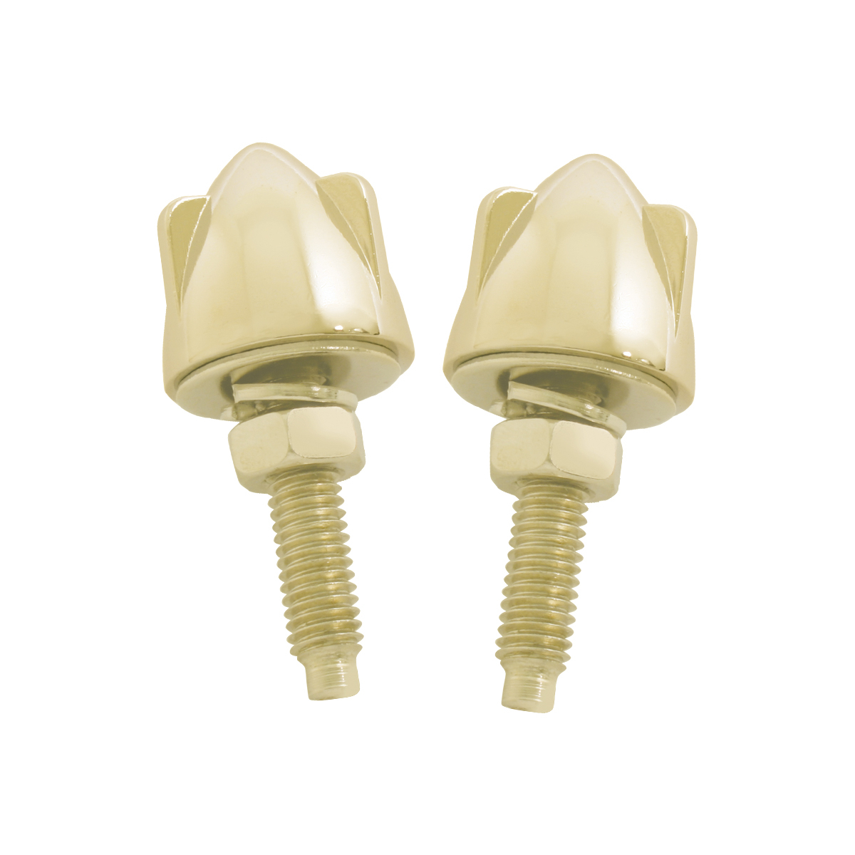 Gold Plated Bullet License Frame Fastener for Semi Trucks