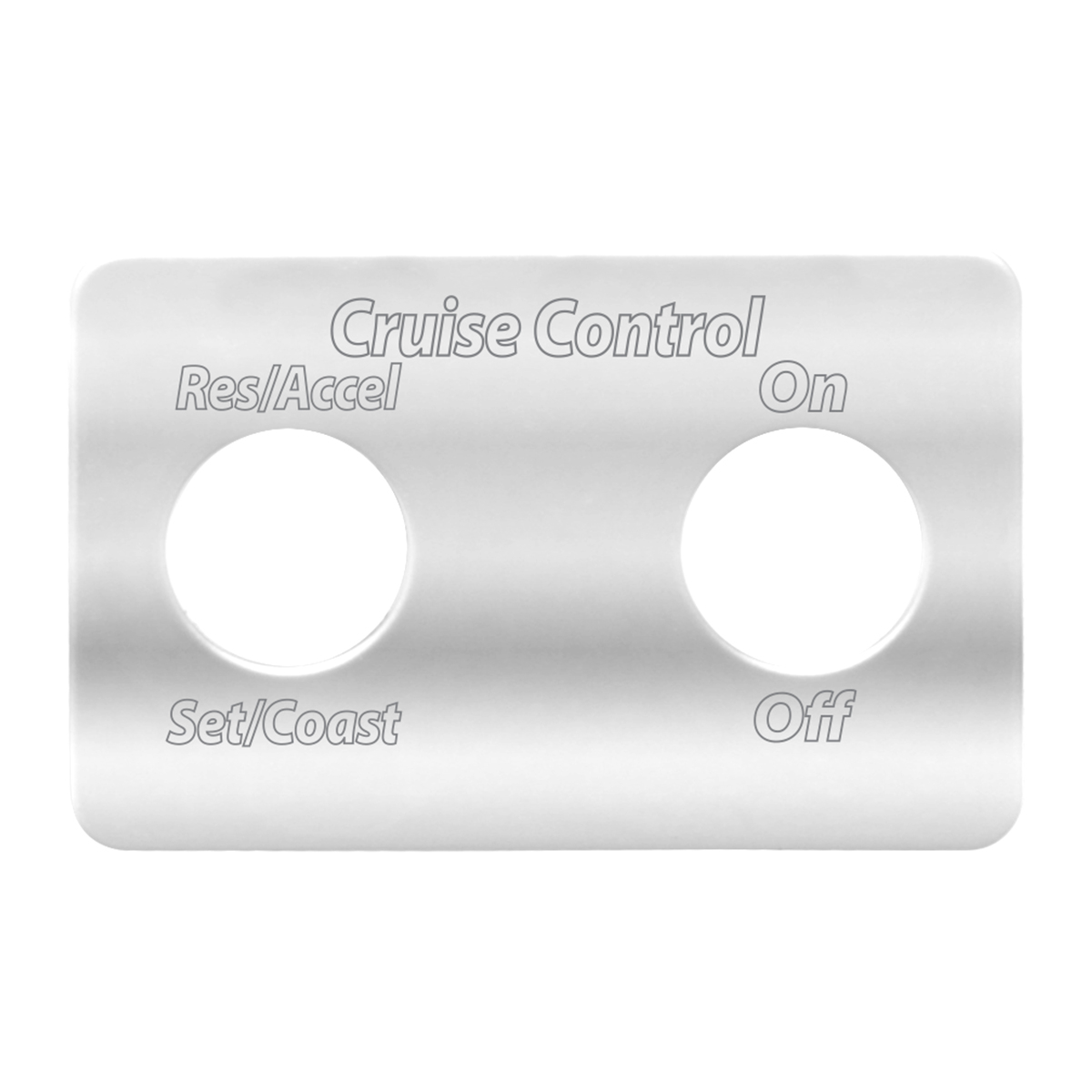 Buy Freightliner Stainless Steel Cruise Control Switch Plate