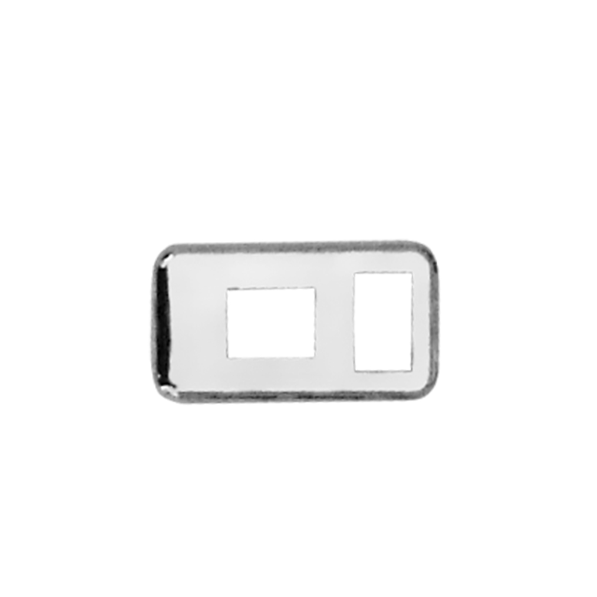 Buy Chrome Plastic Fuel Rocker Switch Cover for 2002+ Trucks