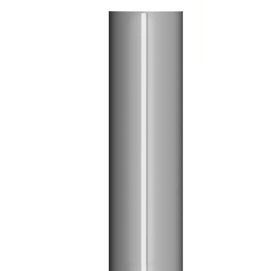 Chrome Plated 114-Inch Flat Top Stack for Semi Trucks