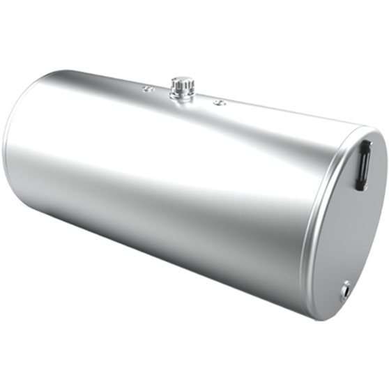 100 Gallon Aluminum Saddlemount Hydraulic Tank with Bottom Ports