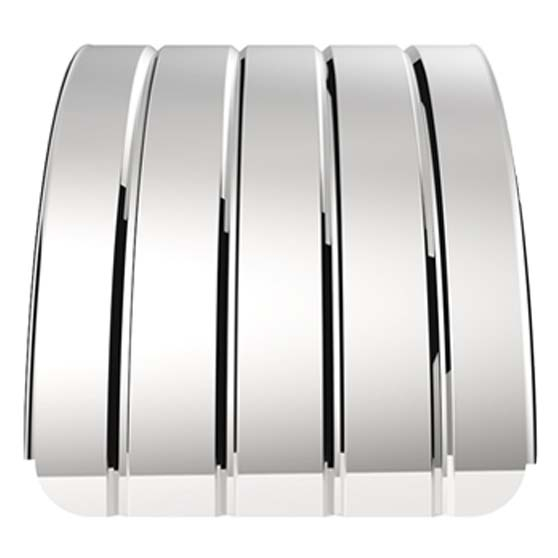 80" Stainless Steel Single Axle Fenders - 18 Gauge, 430 SS