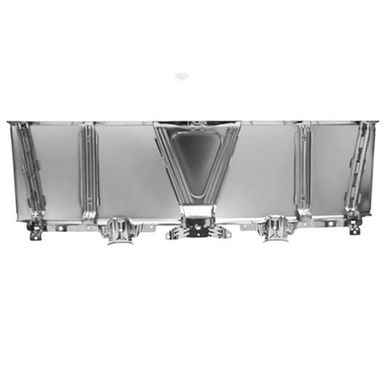Chrome Steel Front Panel Assembly for Isuzu NPR - Durable & Stylish