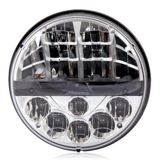 Buy MaxxHeat 7-Inch Round Heated Headlights | Big Rig Chrome Shop