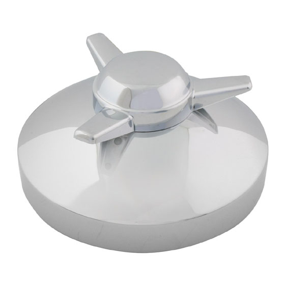 Buy Shop Rear Hub Caps with Wing Spinner - Big Rig Chrome Shop