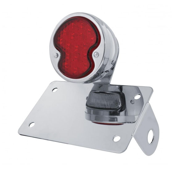 LED Duo Lamp Lights with Horizontal Mounts | Big Rig Chrome Shop