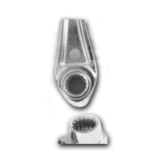 Slotted Window Crank with 9 Jewel Inserts - Big Rig Chrome Shop