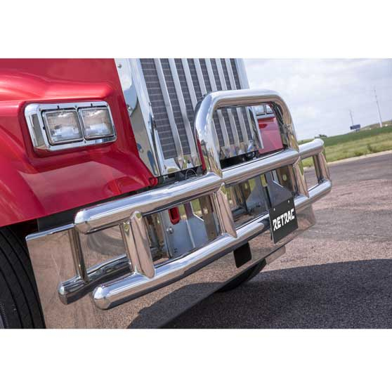 Kenworth Tuff Guard Grille Guard - Black Powder Coat