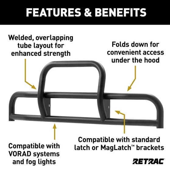 Buy Freightliner Tuff Guard II Grille Guard - Black Powder Coat