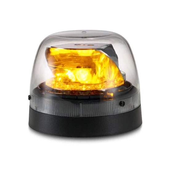 Class 1 SLR Beacon Light with 1-Inch Pipe Mount - Big Rig Chrome