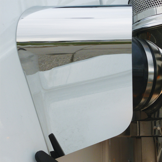 Kenworth T800 2008+ Stainless Steel Air Intake - Big Rig Chrome