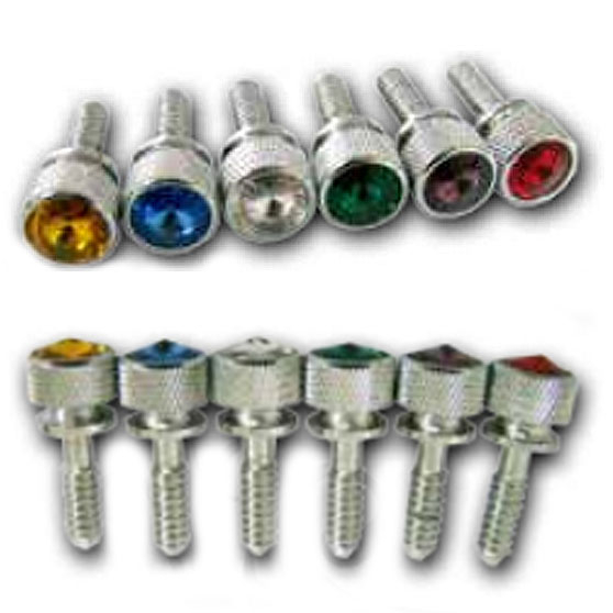Peterbilt Dash Screws with Jewel Inserts - Big Rig Chrome Shop