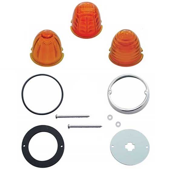 Glass Lens Conversion Kit for Grakon 1000 Cab Light W/ Glass Lens