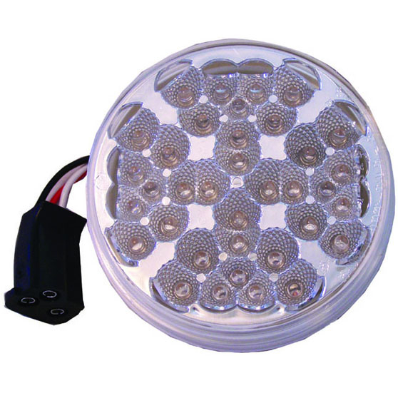 Buy 4-Inch Sealed Round LED Light with 36 Diodes - Big Rig Chrome