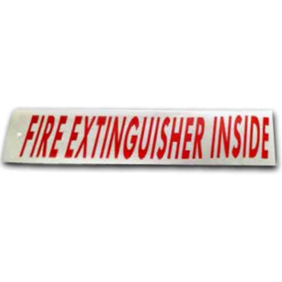 Buy Rectangular Fire Extinguisher Inside Stickers Online