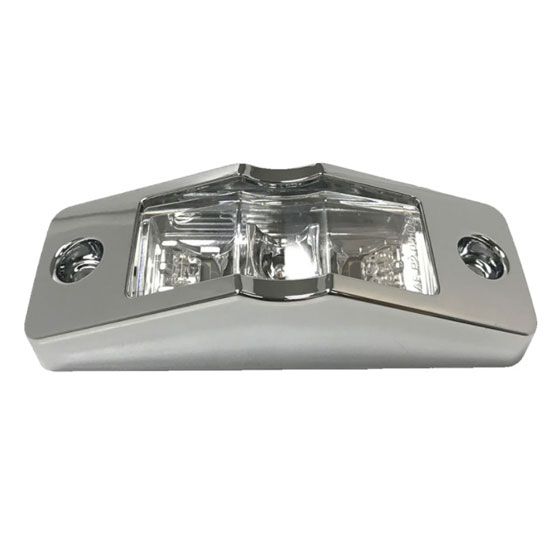 Buy 3 LED Marker Light with Chrome Bezel - Big Rig Chrome Shop