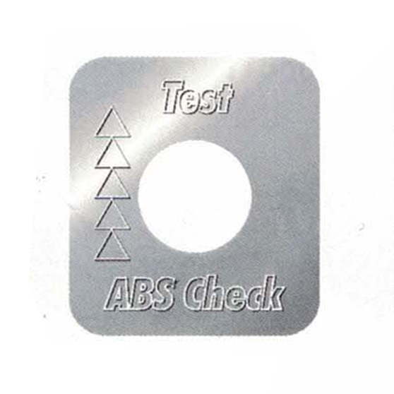 Freightliner Stainless Steel ABS Check Switch Plate - Shop Now