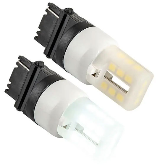 Buy 21 LED White Ceramic Tower 3156 Bulb - Big Rig Chrome Shop