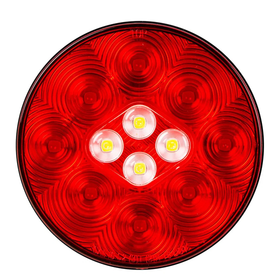 4-Inch Fleet Combo LED Tail & Backup Light - Big Rig Chrome Shop